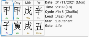 How to Read Qi Men Dun Jia Chart / QMDJ